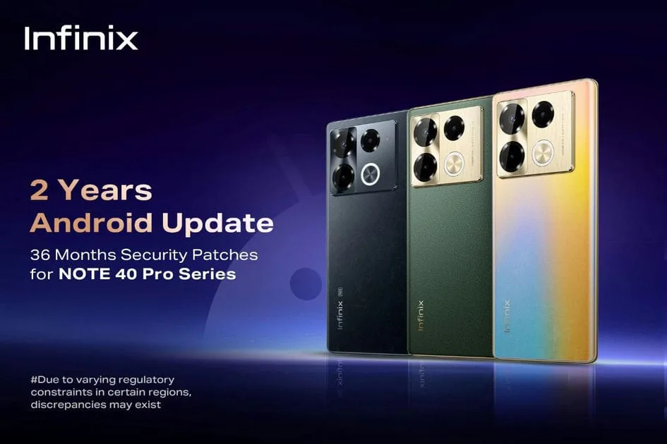 Infinix Announces Groundbreaking Software Update Commitment for NOTE 40 ...