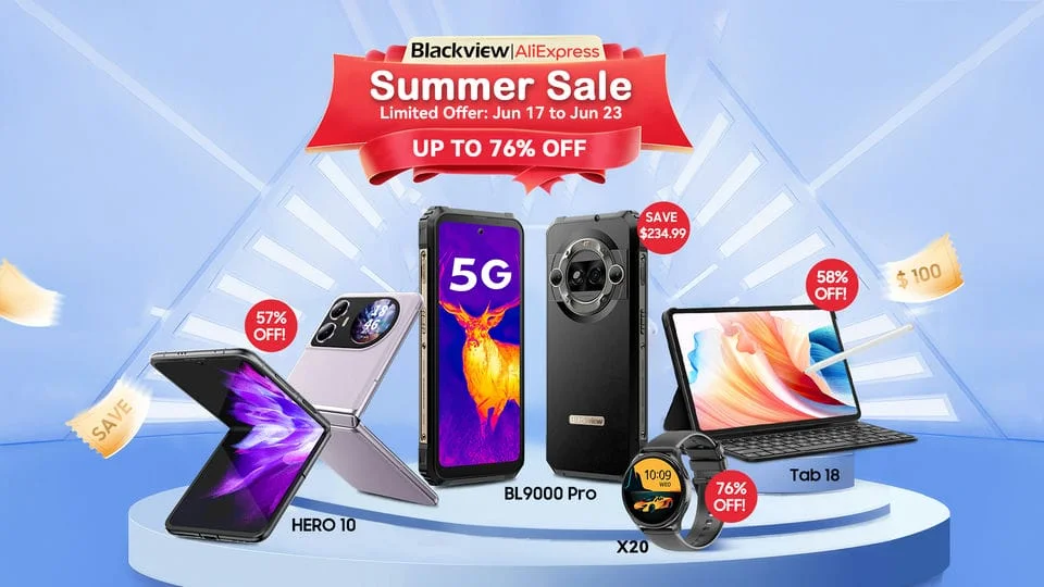 Up to 76% Off! Join Blackview to Snag Amazing Tech Bargains on Summer ...
